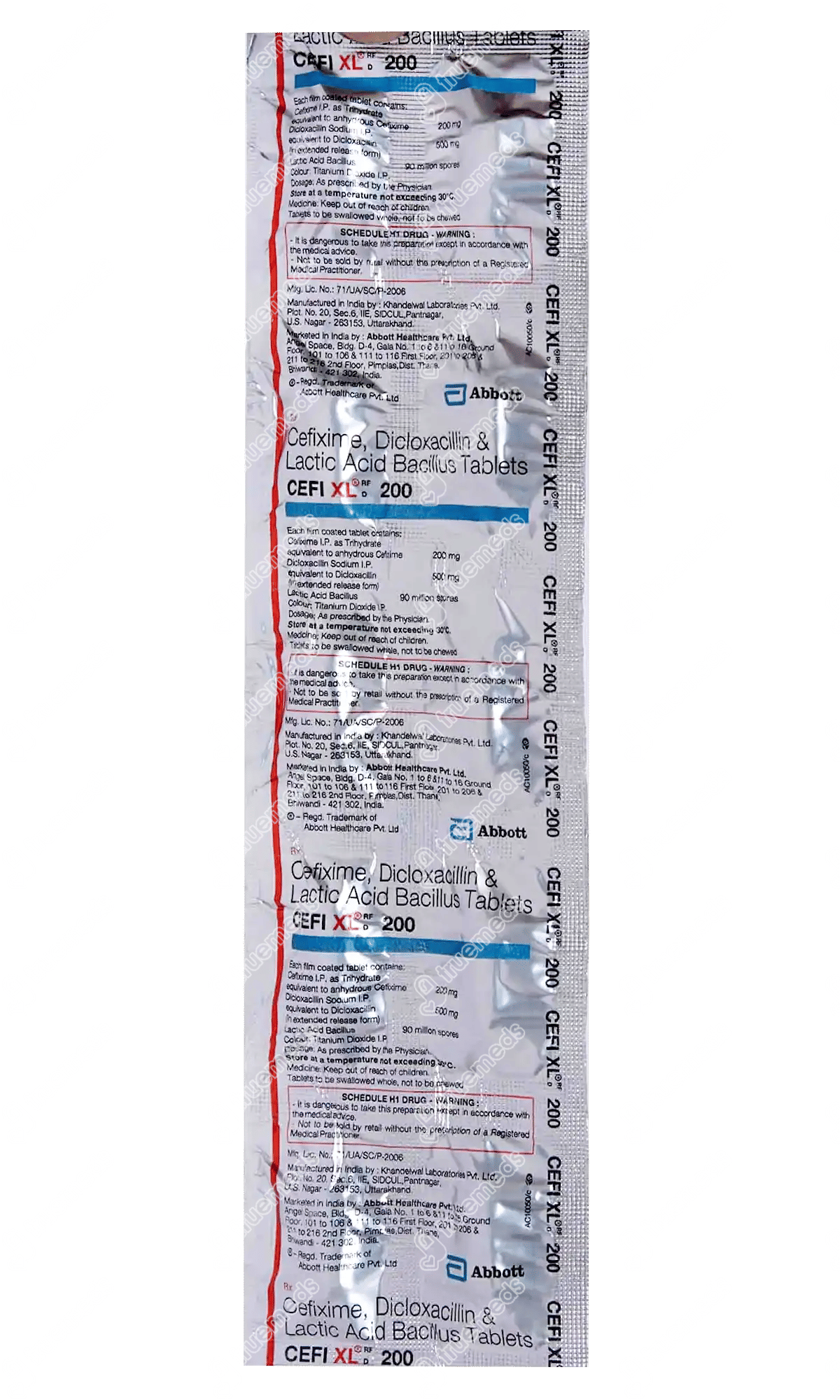 Cefi Xl D Rf 200/500 Mg/90 M | Order Cefi Xl D Rf 200/500 Mg/90 M ...