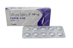 Cefix 100 MG Tablet 10 - Uses, Side Effects, Dosage, Price | Truemeds