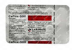 Ceflox 500 MG Tablet 10 - Uses, Side Effects, Dosage, Price | Truemeds