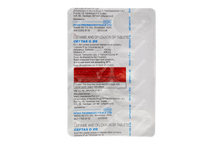 Ceftas O Ds Tablet 10 - Uses, Side Effects, Dosage, Price | Truemeds