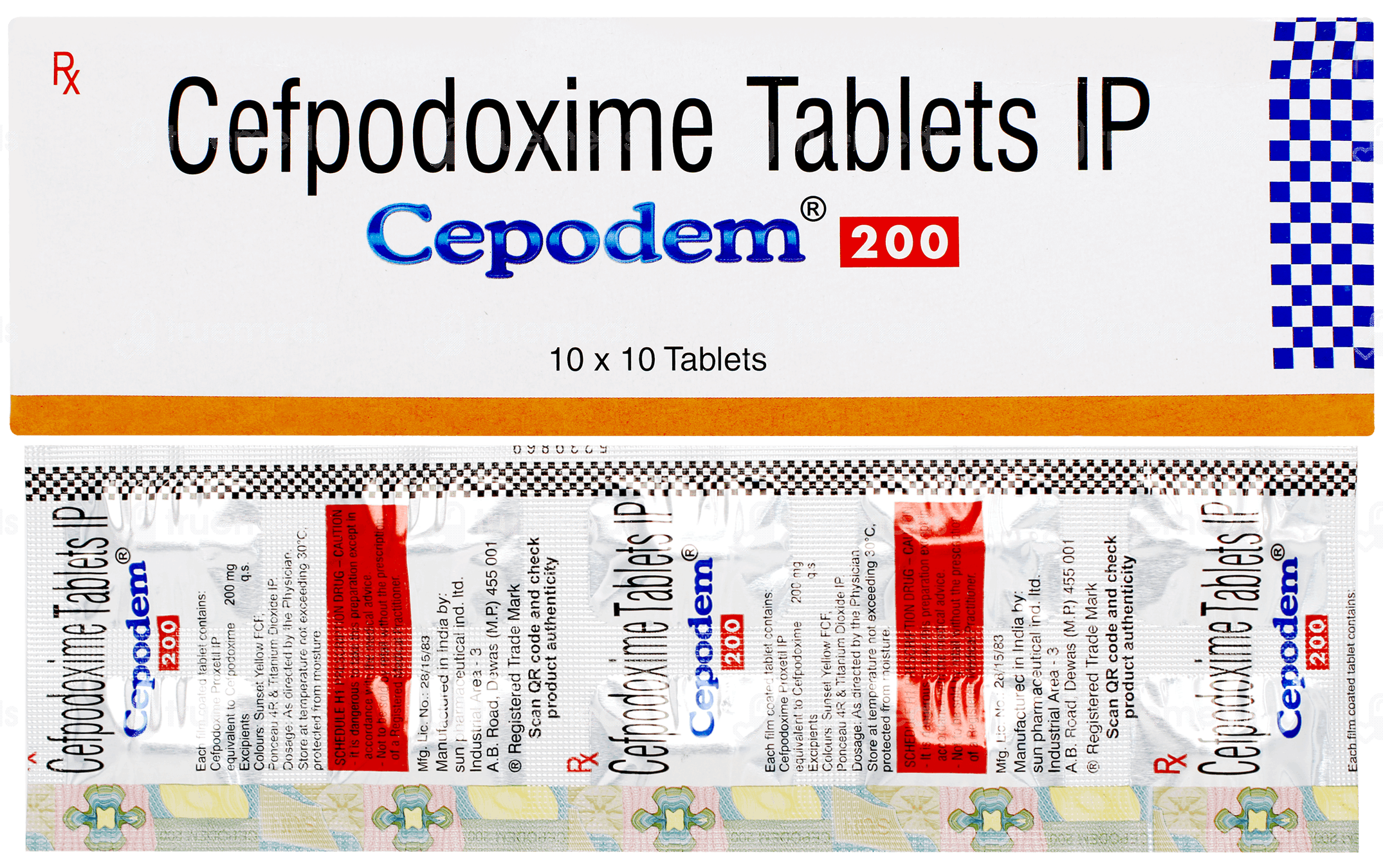 Cepodem 200 Mg Tablet 10 - उपयोग, साइड इफेक्ट्स, खुराक, कीमत | Truemeds