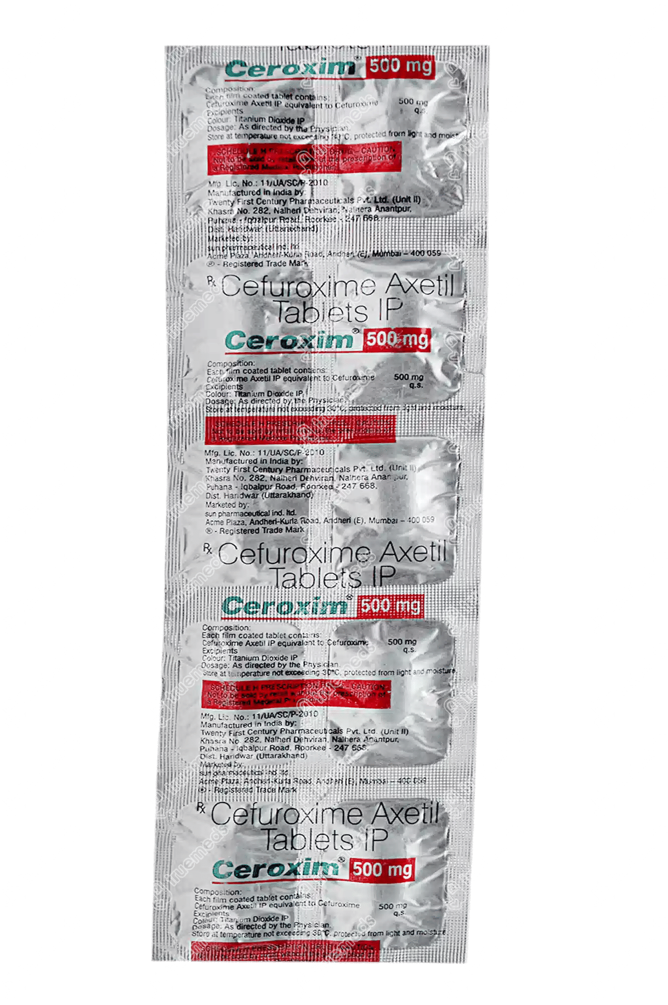 Ceroxim 500Mg Tablet: Uses, Side Effects, Price & Substitutes