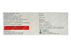 Cetil-cv 250/125 MG | Order Cetil-cv 250/125 MG Tablet Online at Truemeds