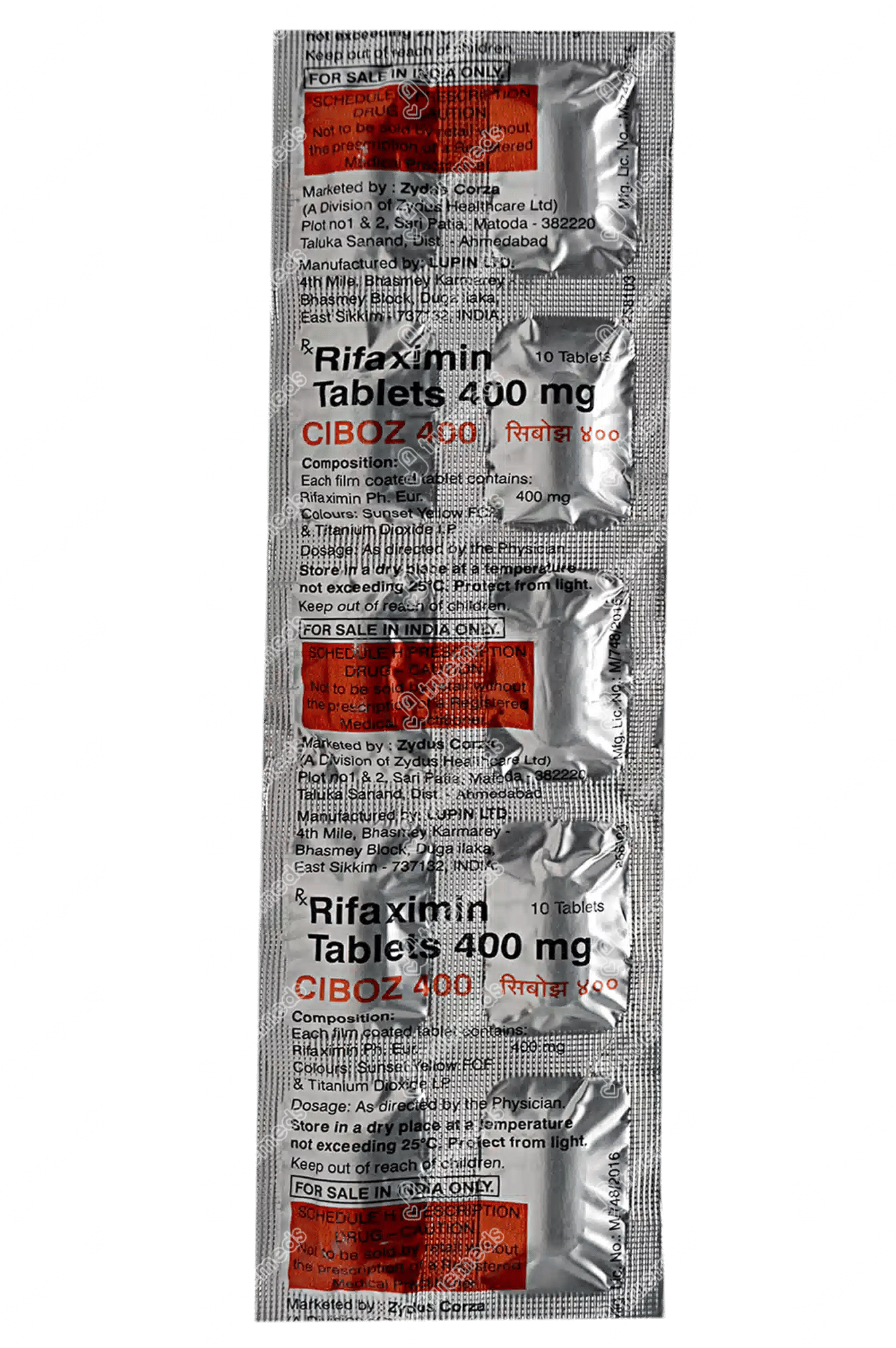 Ciboz 400 MG | Order Ciboz 400 MG Tablet Online at Truemeds