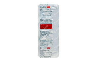 Cifran 250 Mg Tablet 10 - Uses, Side Effects, Dosage, Price | Truemeds