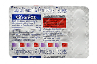 Cifran Oz 500/500 MG | Order Cifran Oz 500/500 MG Tablet Online at Truemeds