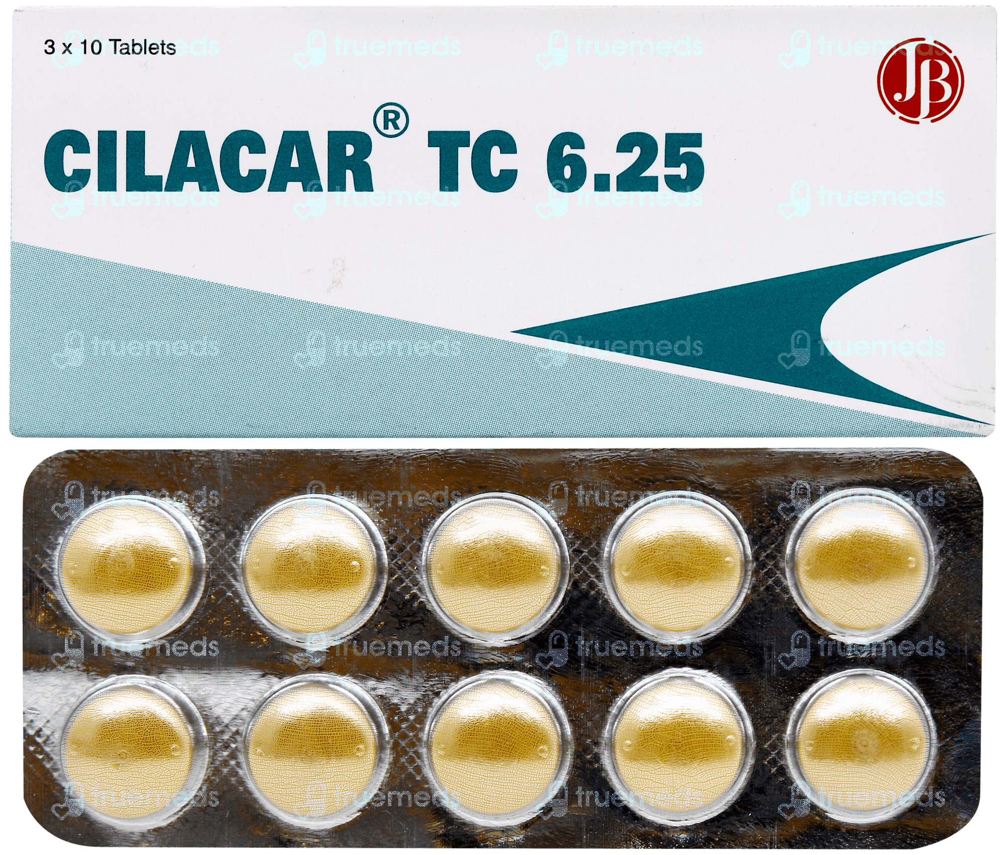Cilacar Tc 40/10/6.25 MG | Order Cilacar Tc 40/10/6.25 MG Tablet Online at Truemeds