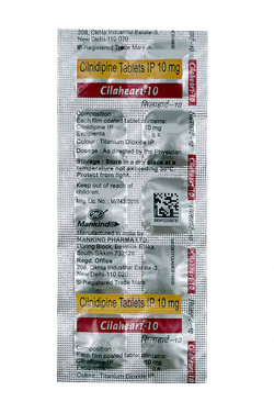 Cilaheart 10 MG Tablet 10 - Uses, Side Effects, Dosage, Price | Truemeds