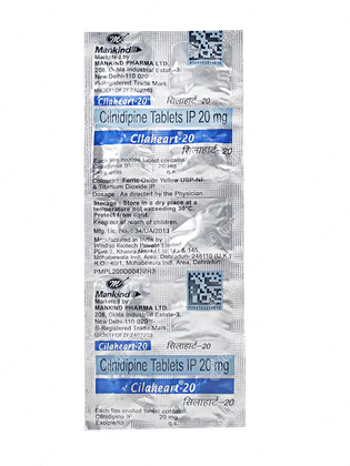 Cilaheart 20 MG Tablet: Uses, Side Effects, Price & Substitutes