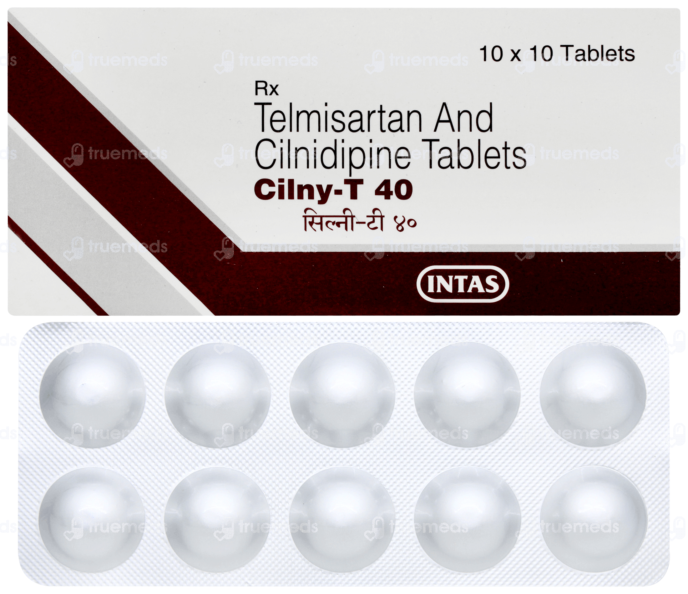 Cilny T 10/40 MG | Order Cilny T 10/40 MG Tablet Online at Truemeds