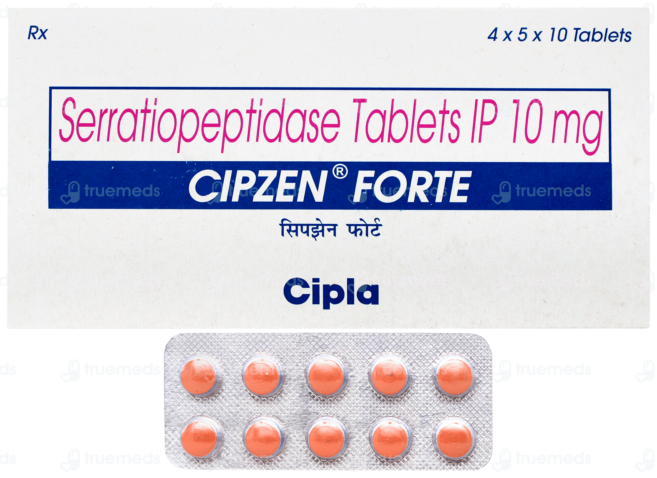 Cipzen Forte 10 MG | Order Cipzen Forte 10 MG Tablet Online at Truemeds