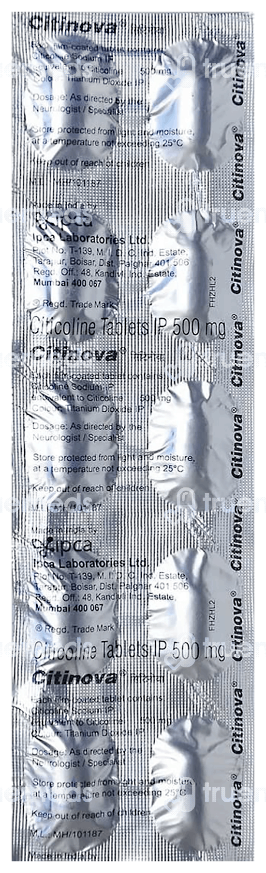 Citinova Tablet: Uses, Side Effects, Price & Substitutes