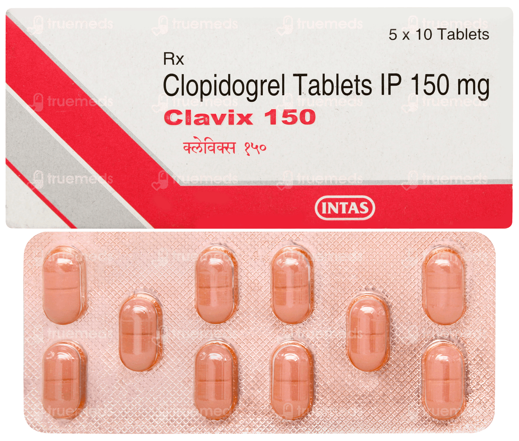 Clavix 150 MG | Order Clavix 150 MG Tablet Online at Truemeds