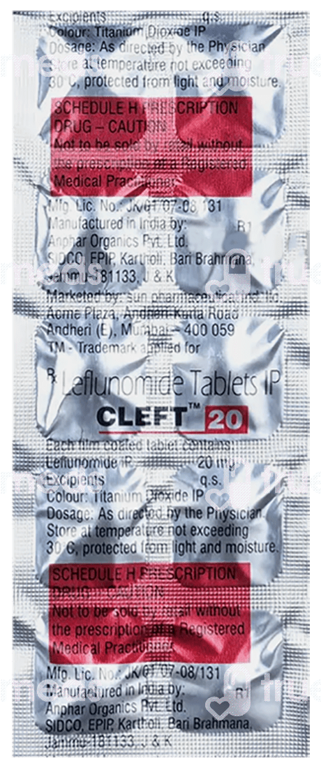 Cleft 20 MG | Order Cleft 20 MG Tablet Online at Truemeds