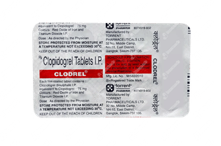 Clodrel 75 Mg Tablet 15 - Uses, Side Effects, Dosage, Price | Truemeds