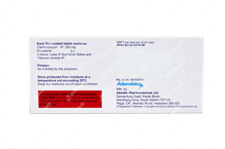 Cloff 250 MG Tablet 10 - Uses, Side Effects, Dosage, Price | Truemeds