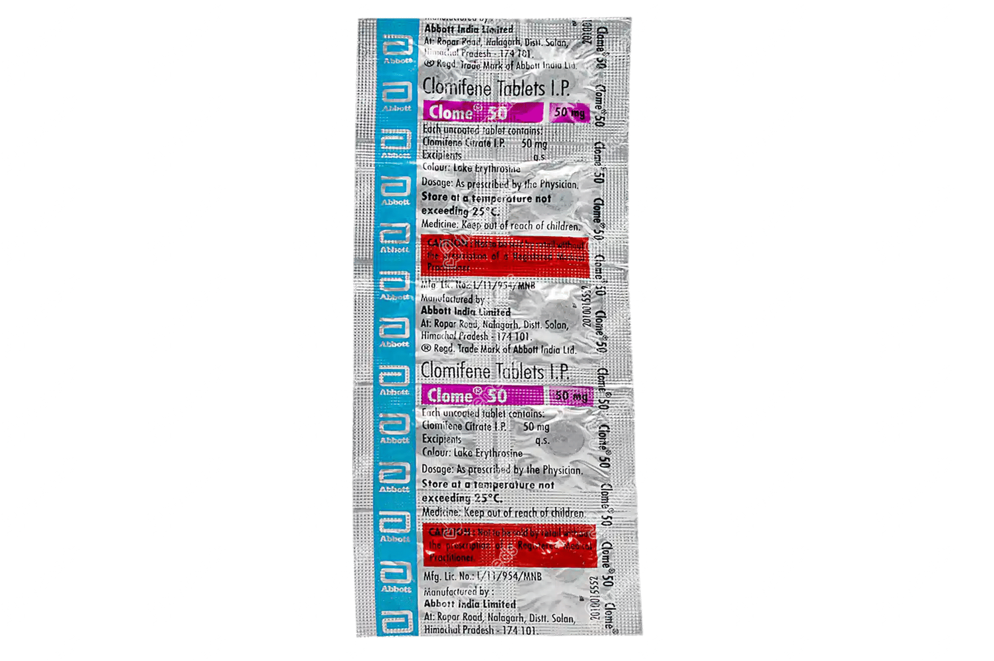 Clome 50 MG | Order Clome 50 MG Tablet Online at Truemeds