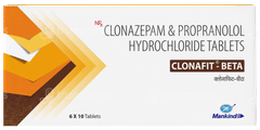 Clonafit Beta 0520 Mg Tablet 10 - Uses, Side Effects, Dosage, Price ...