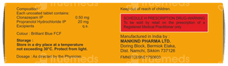 Clonafit Beta 0520 Mg Tablet 10 - Uses, Side Effects, Dosage, Price ...