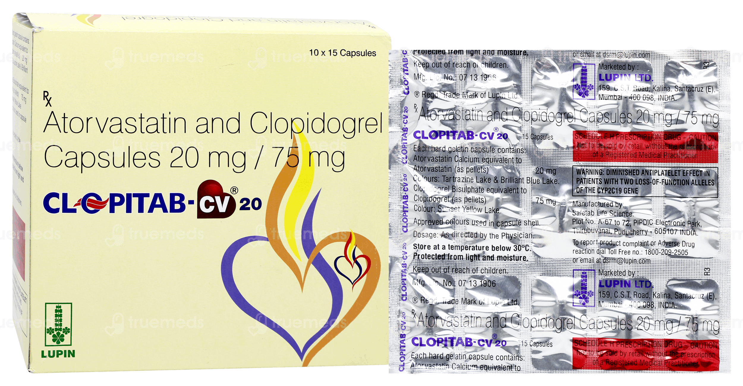 Clopitab Cv 20/75 MG | Order Clopitab Cv 20/75 MG Capsule Online at ...