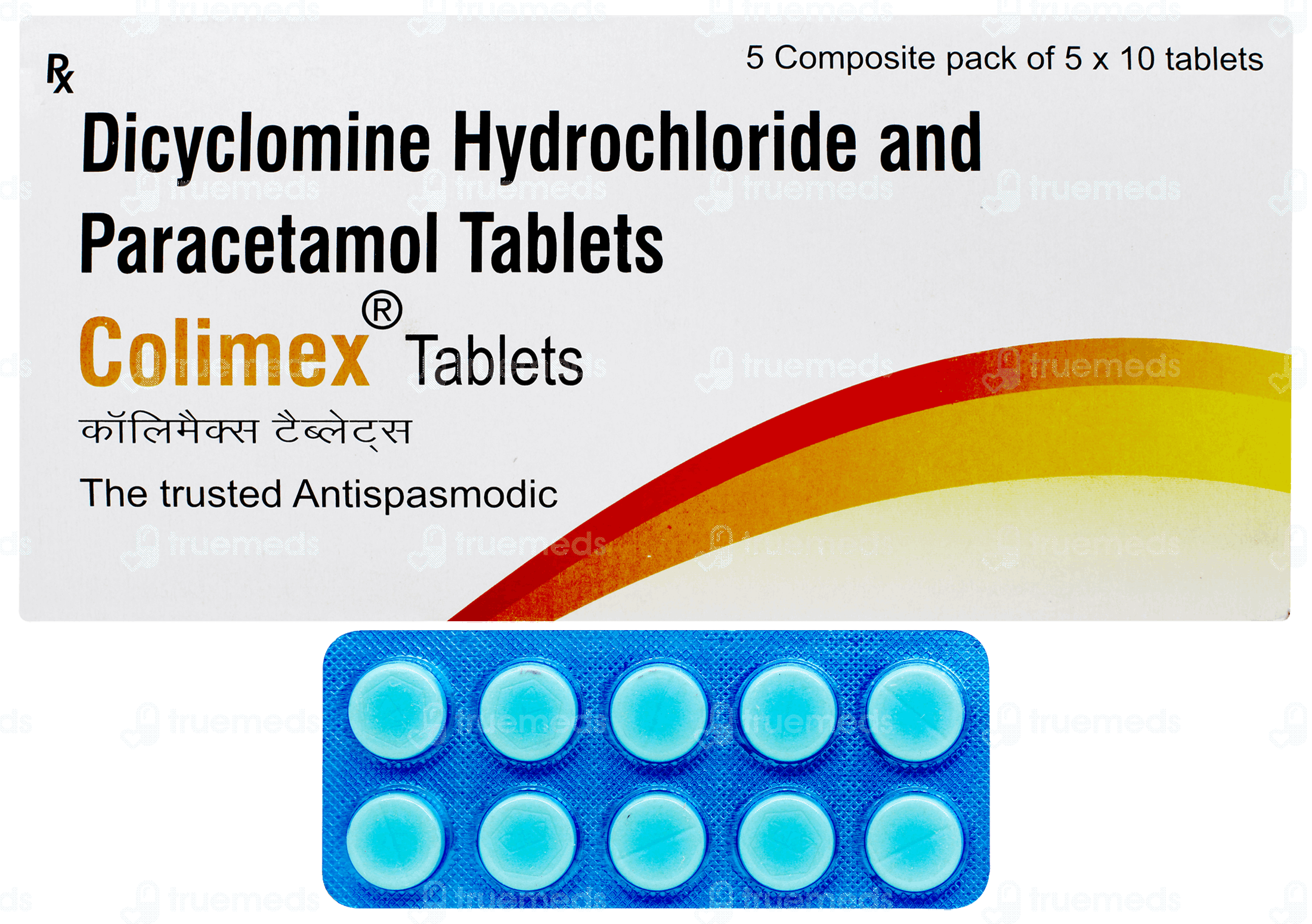 Colimex 20/500 MG | Order Colimex 20/500 MG Tablet Online at Truemeds