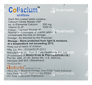 Collacium | Order Collacium Tablet Online at Truemeds