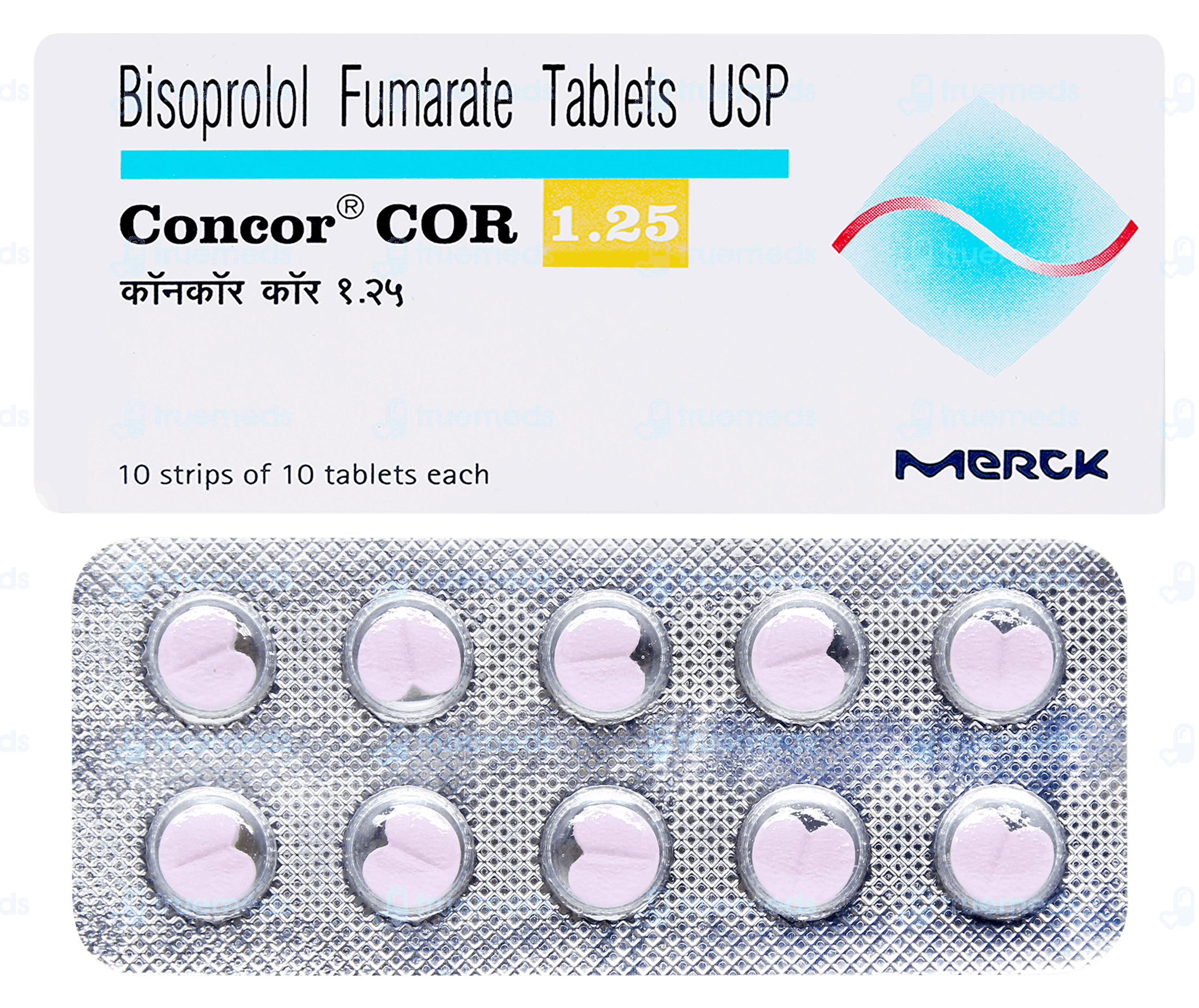 Concor Cor 1.25 MG | Order Concor Cor 1.25 MG Tablet Online at Truemeds