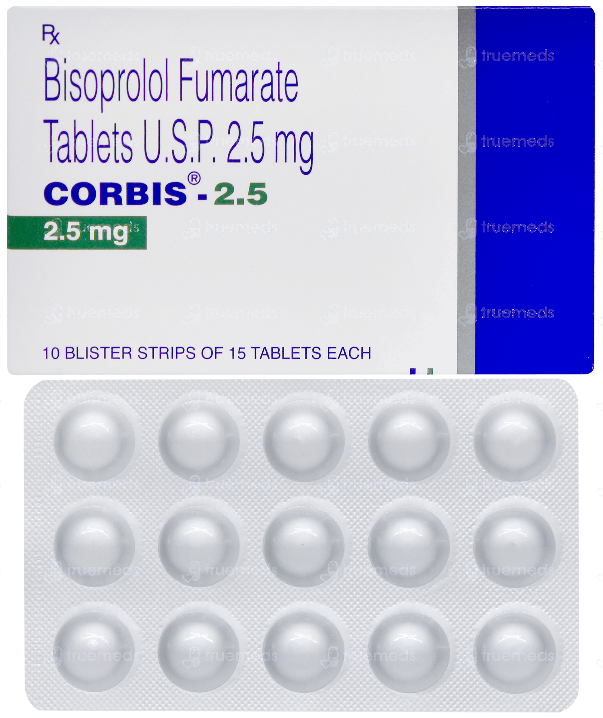 Corbis 2.5 Tablet: Uses, Side Effects, Price & Substitutes