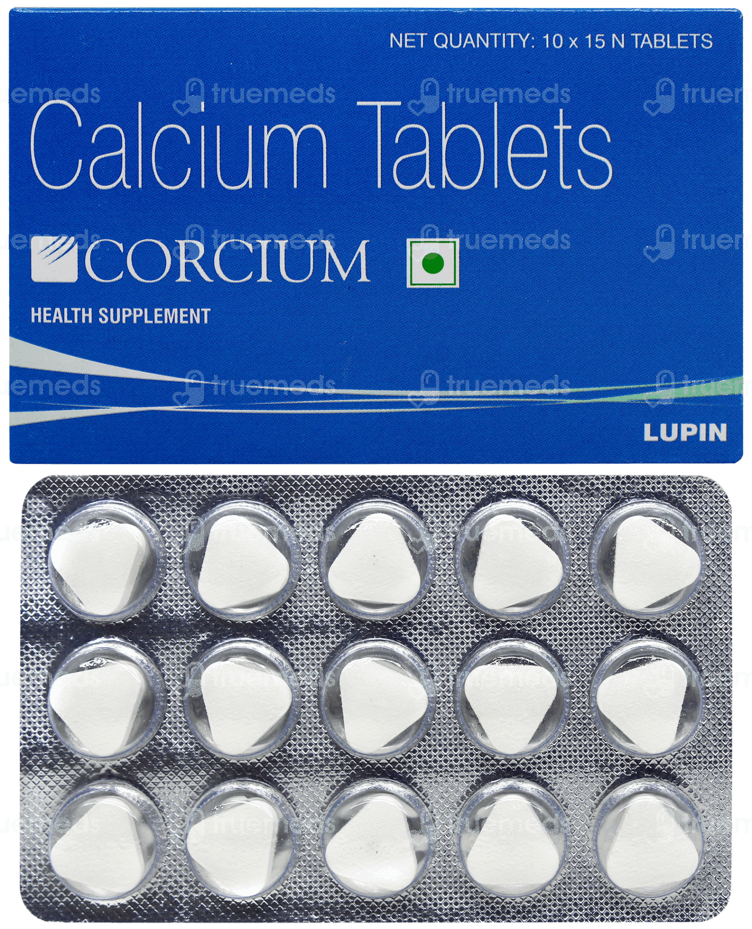 Corcium 225 Mg Tablet 15 - Uses, Side Effects, Dosage, Price | Truemeds