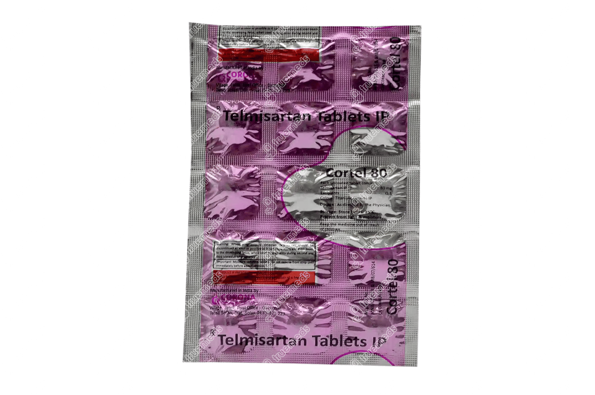 Cortel 80 Tablet 15: Uses, Side Effects, Price & Substitutes