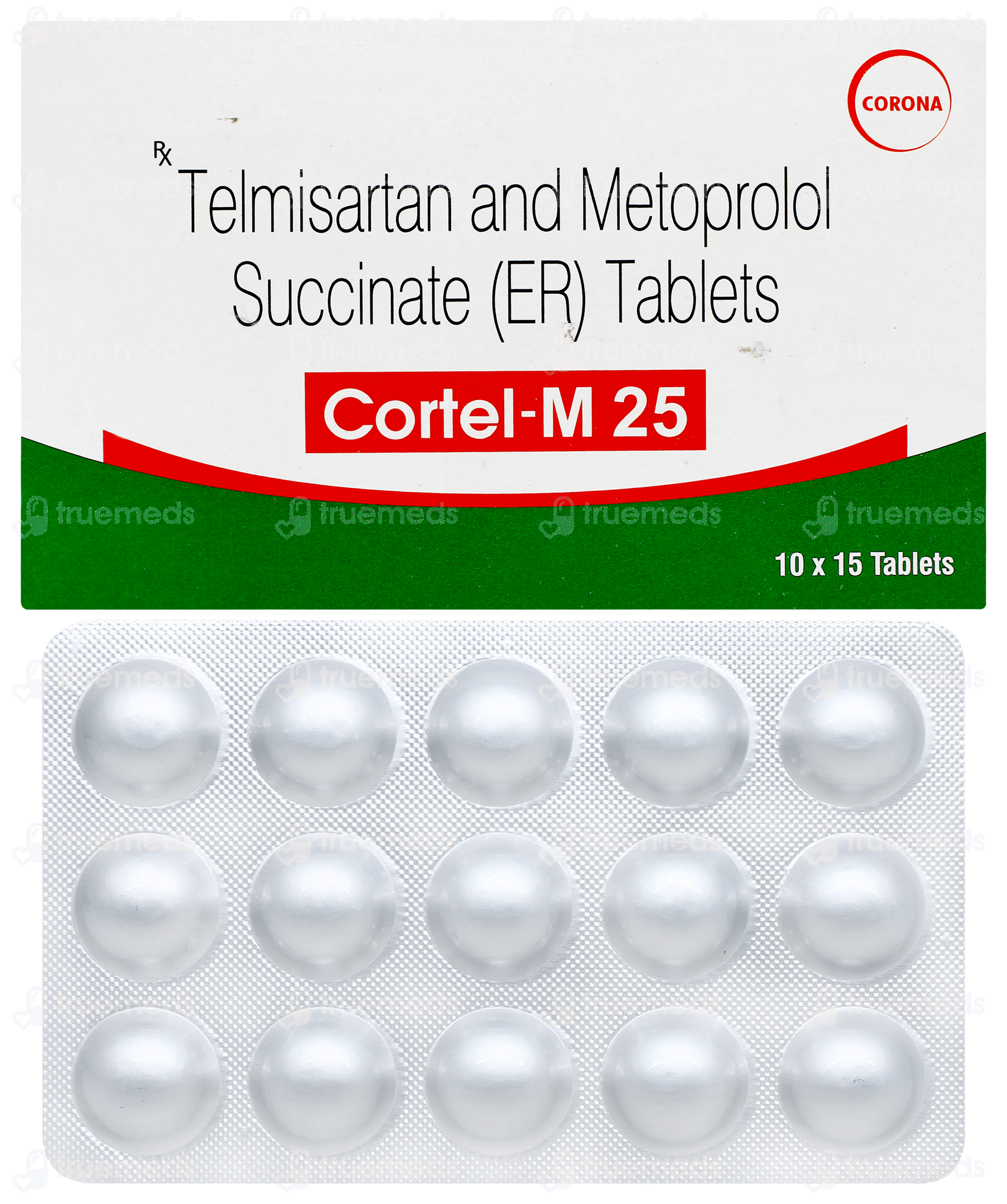 Cortel M 40/25 MG Er | Order Cortel M 40/25 MG Tablet Er Online at Truemeds