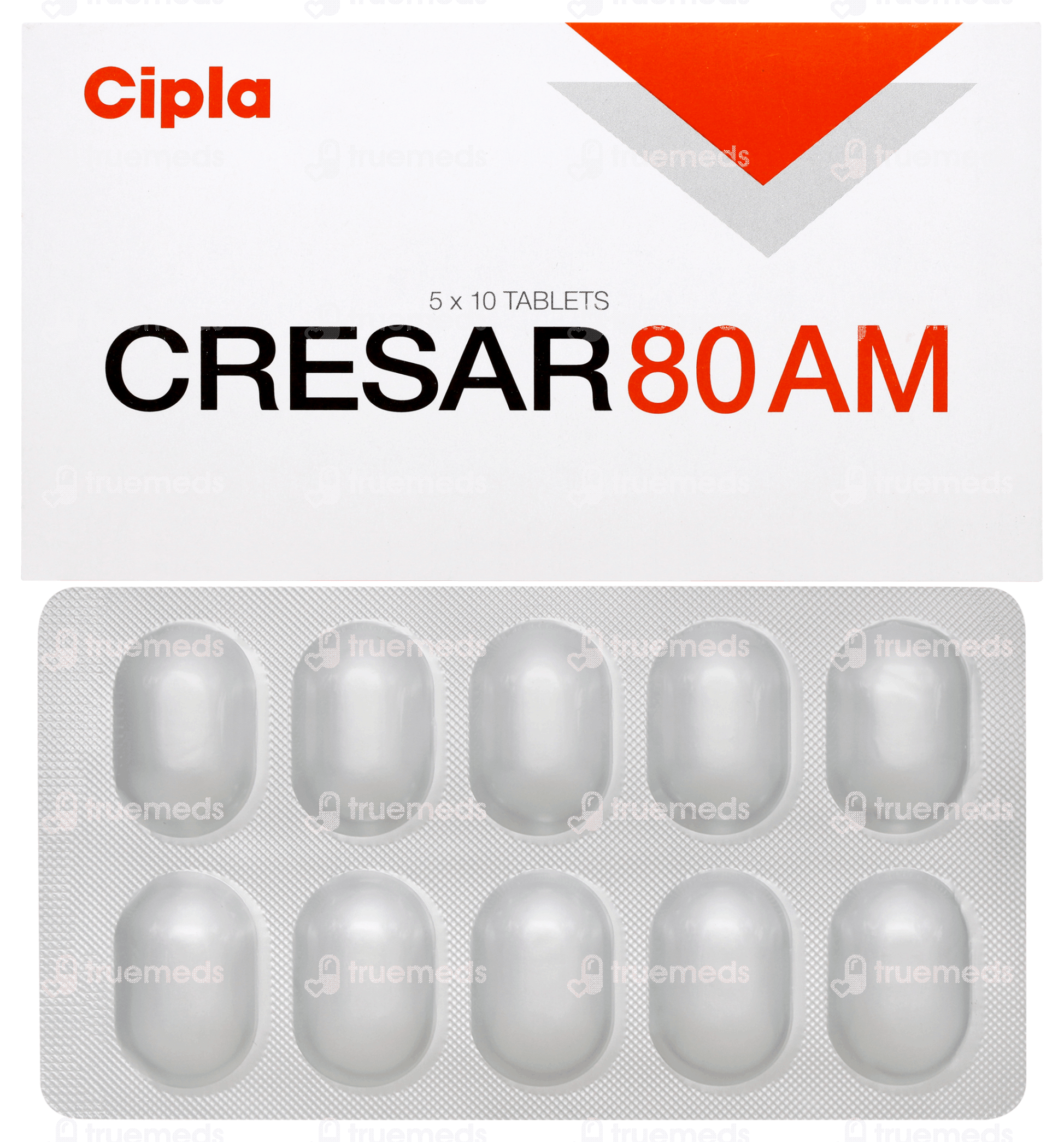 Cresar 80am Tablet 10: Uses, Side Effects, Price & Substitutes