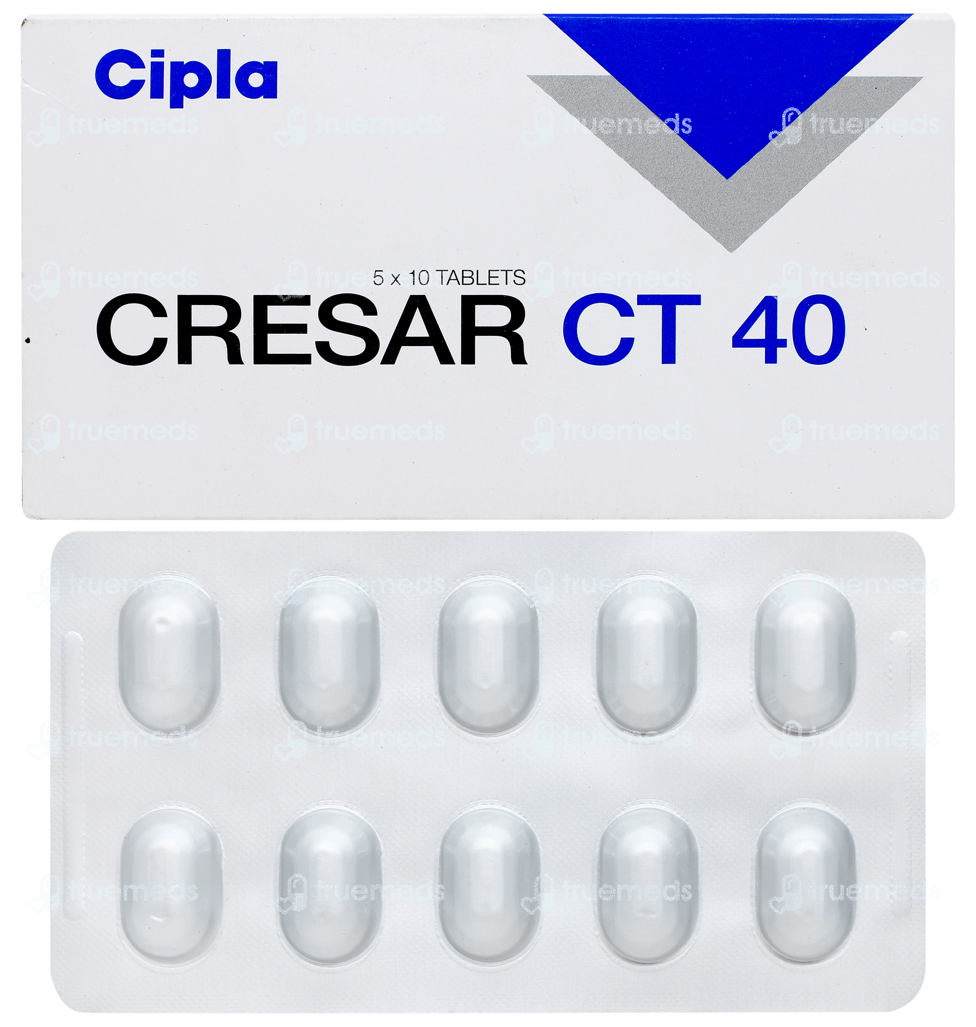 Cresar Ct 40 Tablet 10: Uses, Side Effects, Price & Substitutes