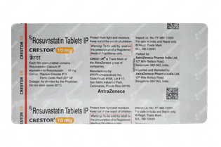 Crestor 10mg Tablet 30: Uses, Side Effects, Price & Substitutes