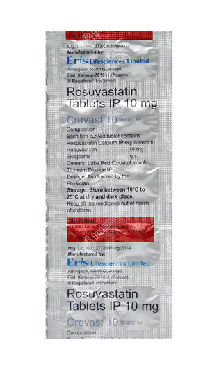 Crevast 10 Mg Tablet 10 - Uses, Side Effects, Dosage, Price | Truemeds