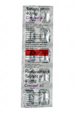 Crevast 40 Mg Tablet 10 - Uses, Side Effects, Dosage, Price | Truemeds
