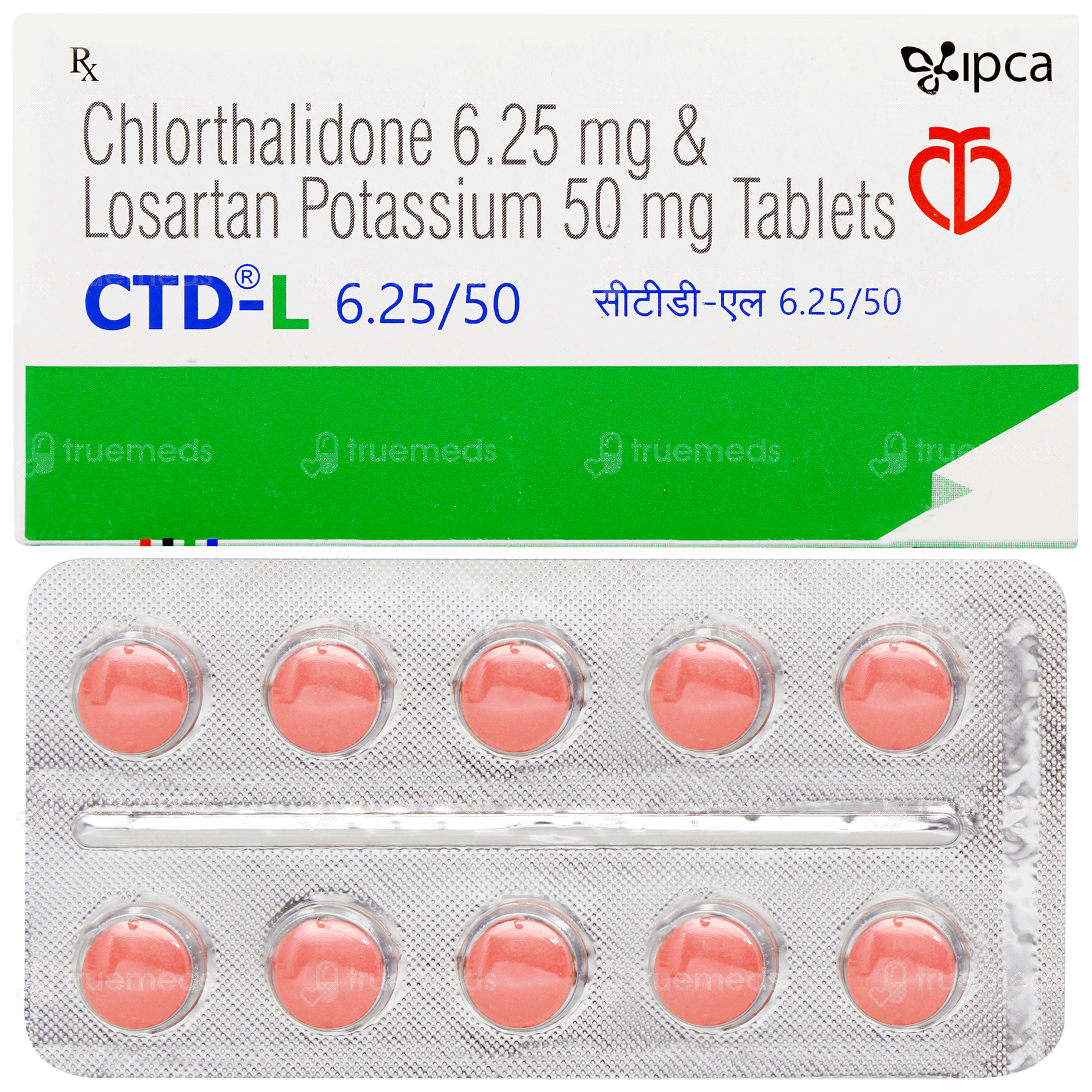 Ctd L 50/6.25 MG | Order Ctd L 50/6.25 MG Tablet Online at Truemeds