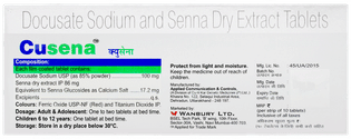Cusena Tablet 10 - Uses, Side Effects, Dosage, Price | Truemeds