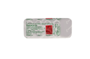 Cystran 2.5 MG | Order Cystran 2.5 MG Tablet Online at Truemeds