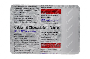 D 1000 Cal 500 Mg/1000iu | Order D 1000 CAL 500 MG/250IU Tablet 10 ...