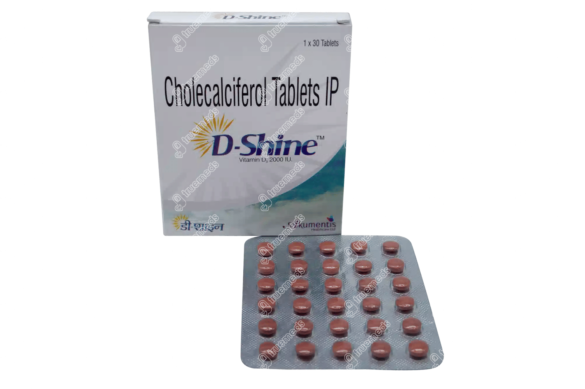 D Shine 2000 Iu Tablet 30 - Uses, Side Effects, Dosage, Price | Truemeds