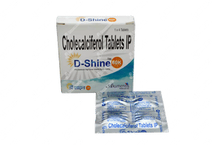 D Shine 60000 Iu Tablet 4 - Uses, Side Effects, Dosage, Price | Truemeds