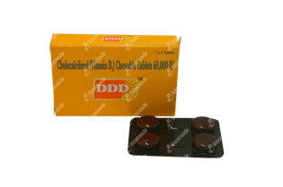 Ddd 60000 Iu Tablet 4 - Uses, Side Effects, Dosage, Price | Truemeds