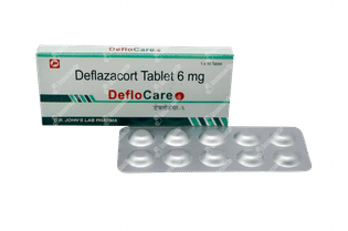 Deflocare 6 Mg Tablet 10 - Uses, Side Effects, Dosage, Price | Truemeds