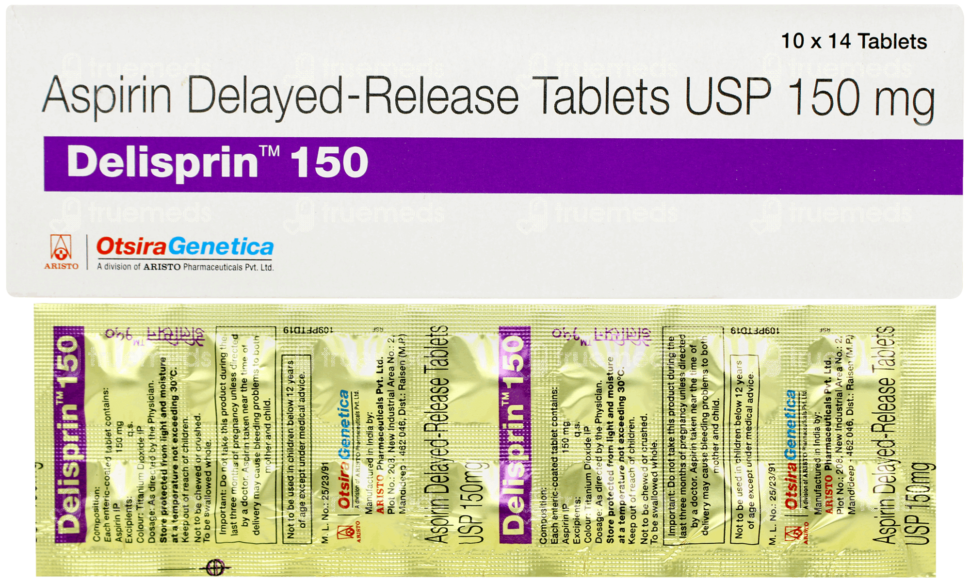 Delisprin 150 Tablet: Uses, Side Effects, Price & Substitutes