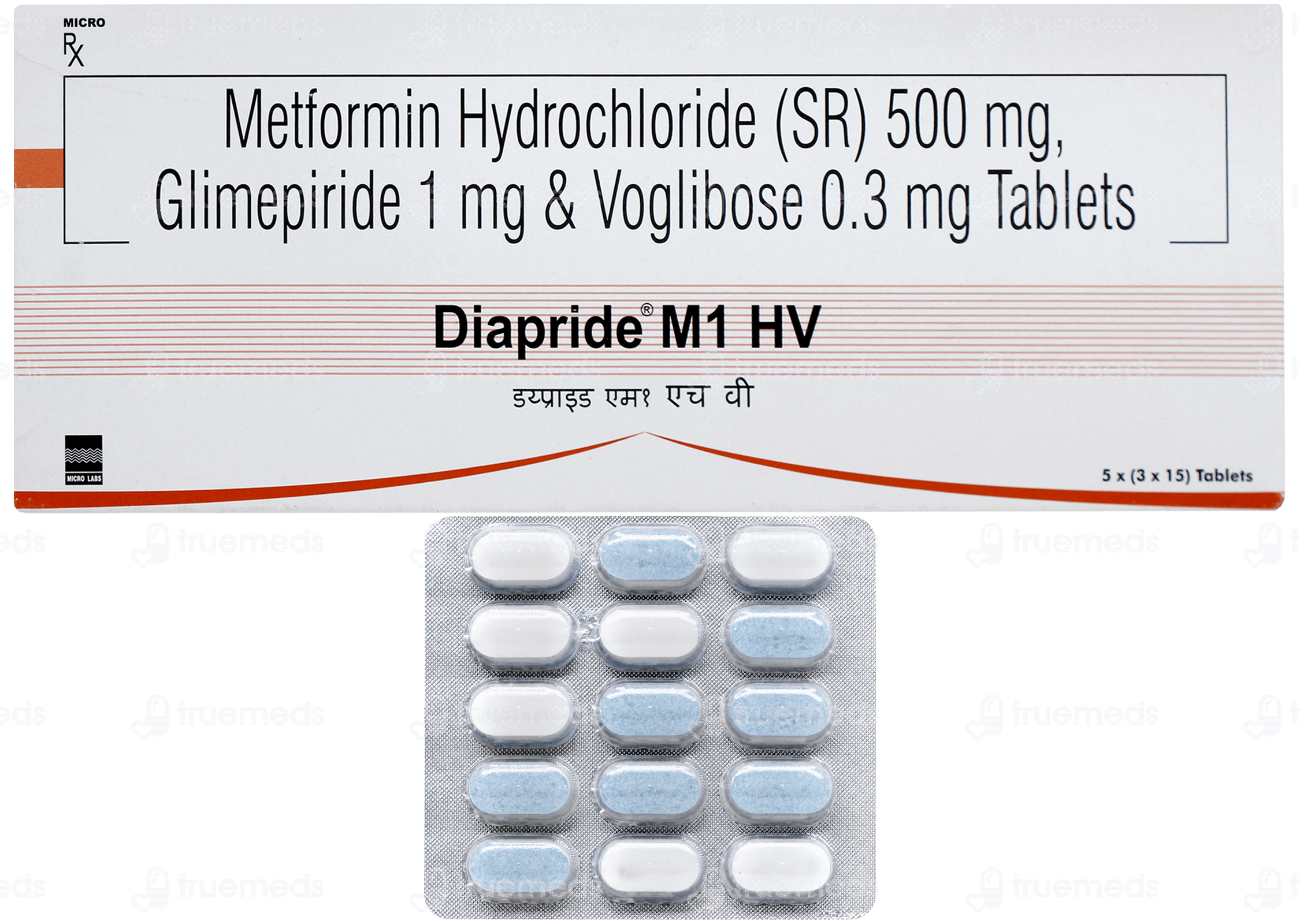 Diapride M1 Hv Tablet 15: Uses, Side Effects, Price & Substitutes