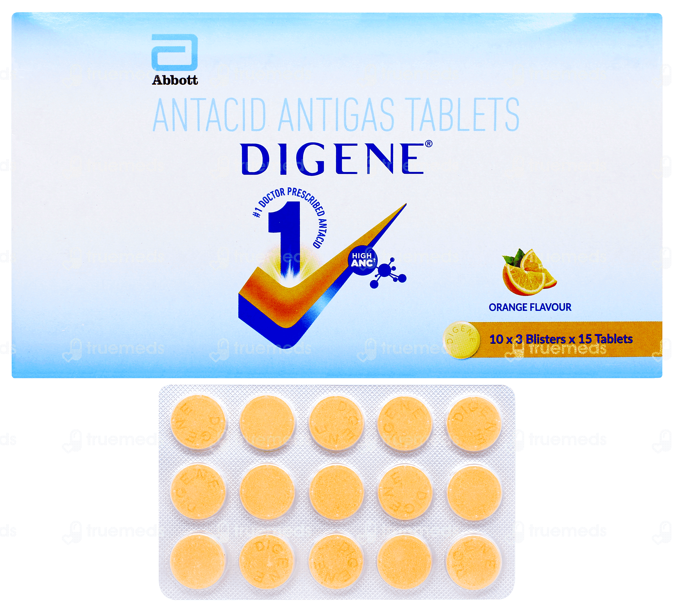Digene Orange | Order Digene Orange Tablet Online at Truemeds