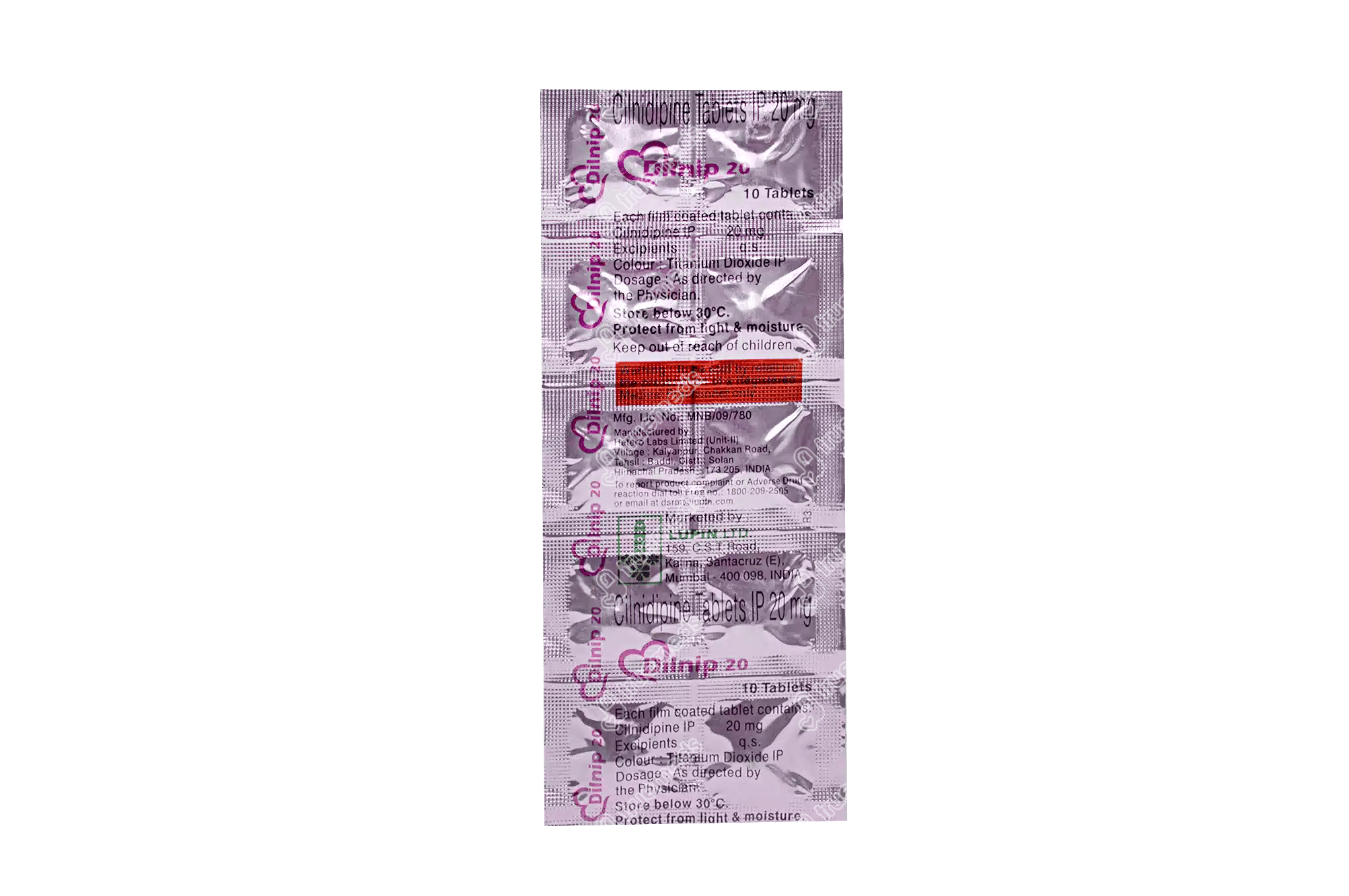 Dilnip 20 Tablet 10: Uses, Side Effects, Price & Substitutes