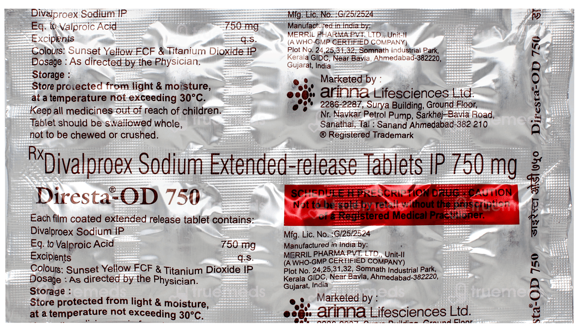 Diresta Od 750mg Tablet 10: Uses, Side Effects, Price & Substitutes