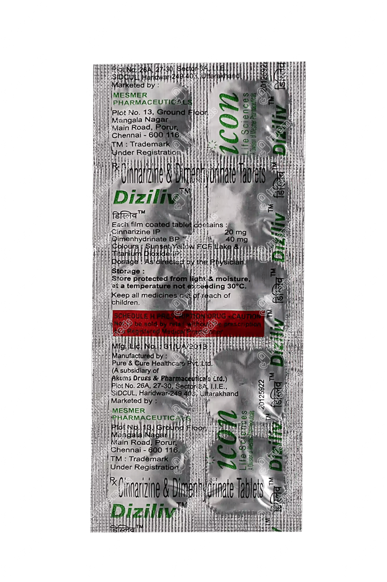 Diziliv | Order Diziliv Tablet Online at Truemeds